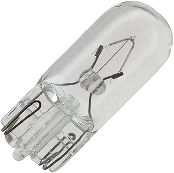 Replacement for GE 159 Miniature Light Bulb, 6.3 Volts, Wedge Base, (10 ...