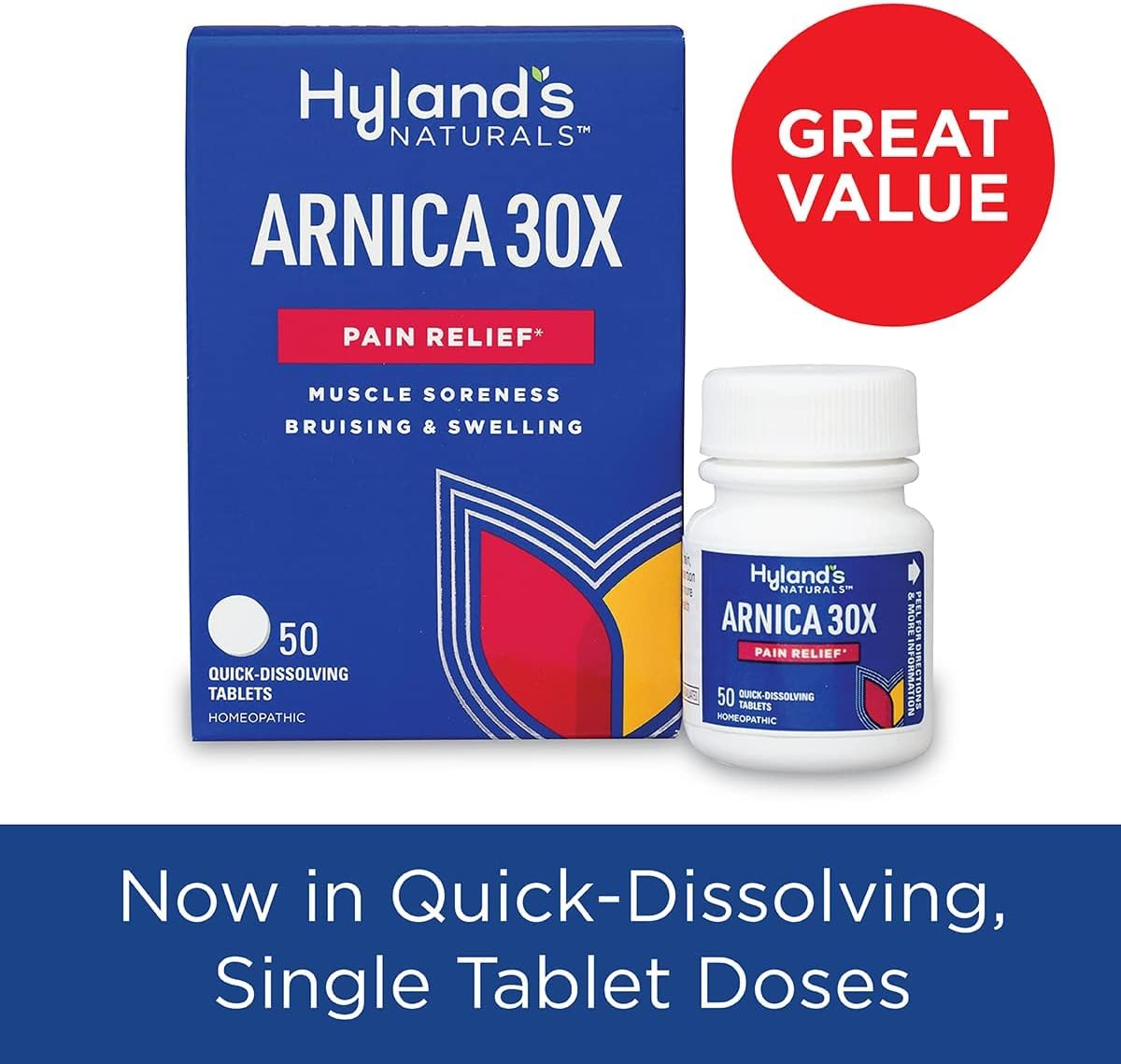 Snapklik.com : Hylands Naturals Arnica Montana 30x Tablets, Natural ...