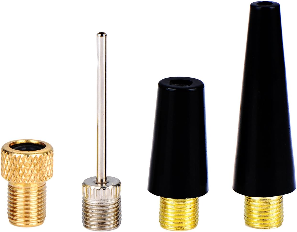 Bicycle Presta Schrader Valve Adaptor, 16PCS Brass Bike Pump Adapters ...