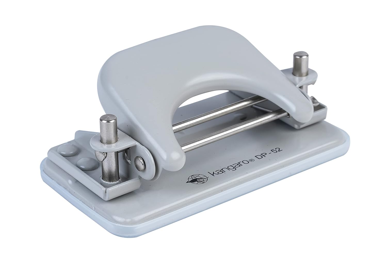 Kangaro Desk Essentials DP-52 2 Hole Metal Mini Paper Punch | Removable ...