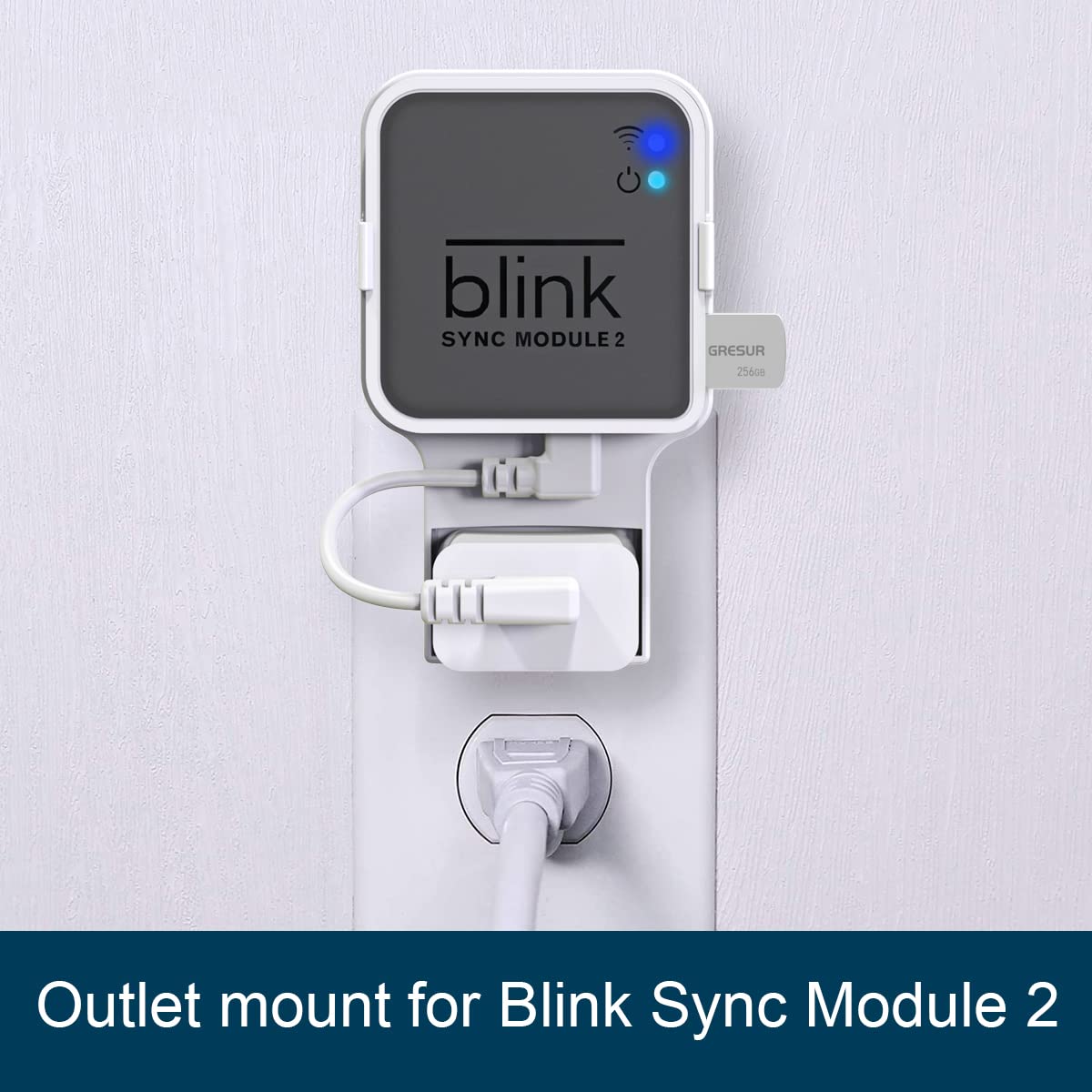Buy 256GB Blink USB Flash Drive and Blink Doorbell Mount, Adjustable ...