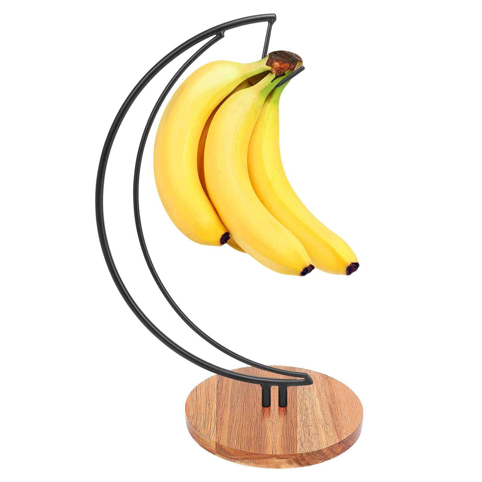 Amazon.com: Winmien Banana Holder Stand with Solid Wooden Base, Stable ...