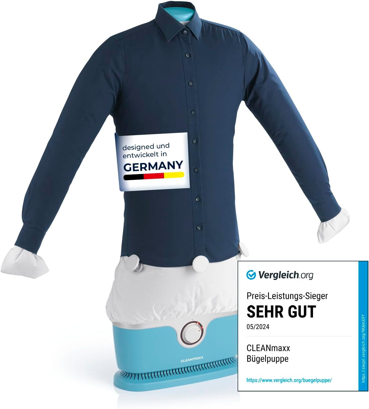 CLEANmaxx Automatic Premium Shirt Ironer : Amazon.de: Home & Kitchen