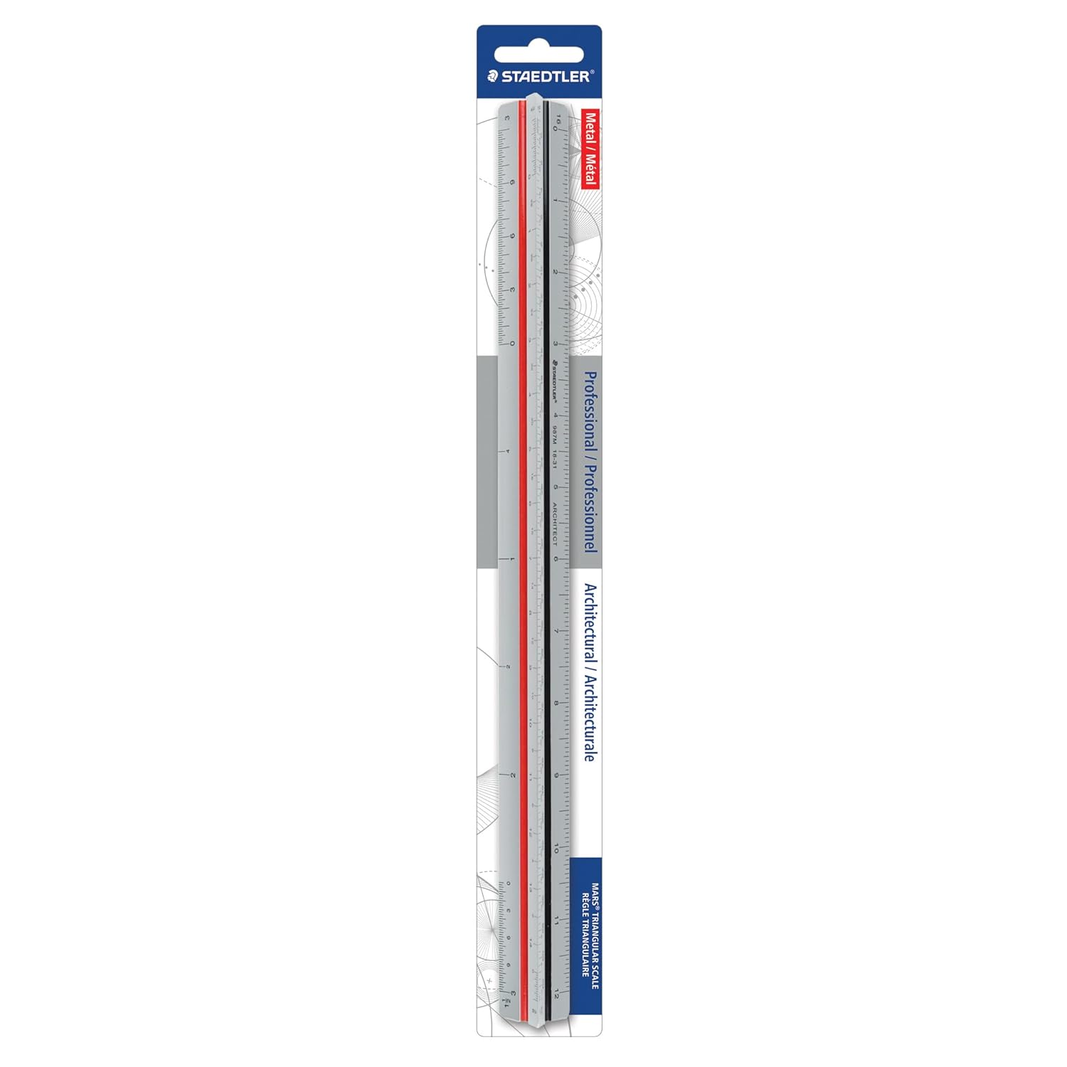 Staedtler 12-Inches Architect Triangular Scale (98718-31BK) : Amazon.in ...