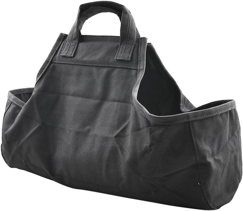PRETYZOOM Bolsa de Leña Portátil de Lona Resistente Asas Reforzadas ...