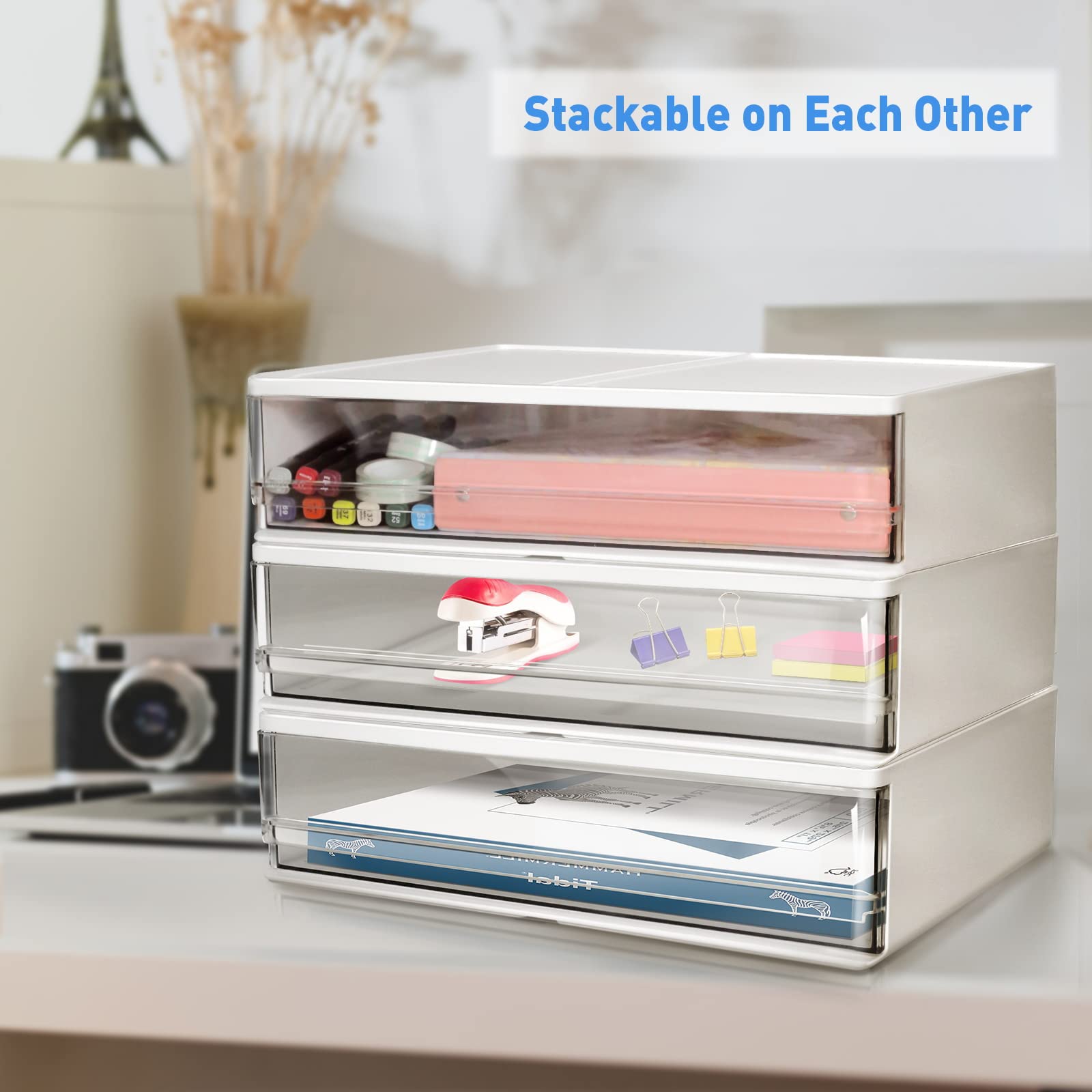 Snapklik.com : Harhana Printer Paper Holder Desk Organizer