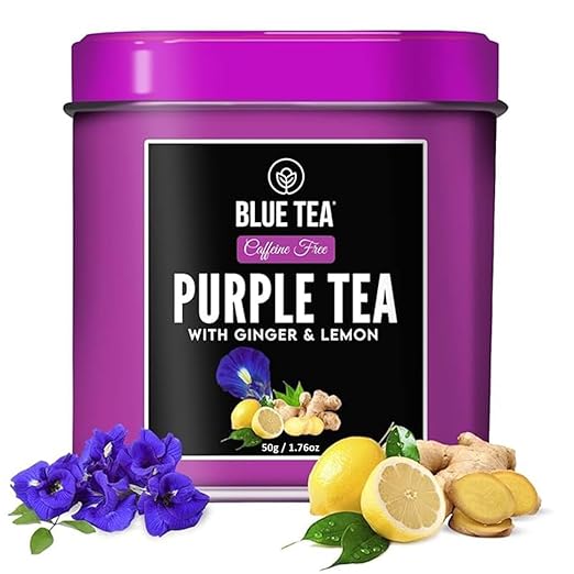 Amazon.com: BLUE TEA - Purple Tea - 1.76 Oz (120+ Cups) Loose ...