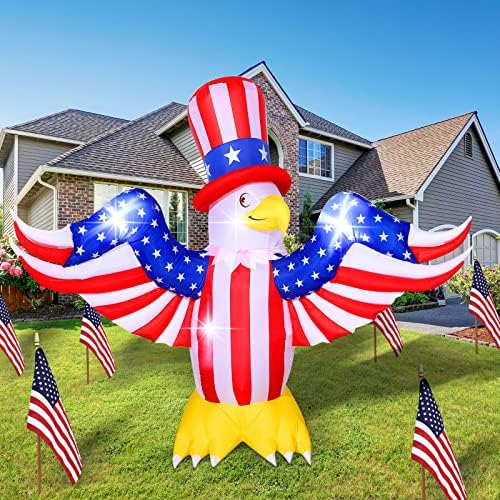 Amazon.com: 6 Feet Patriotic Independence Day Inflatable Decoration 4th ...