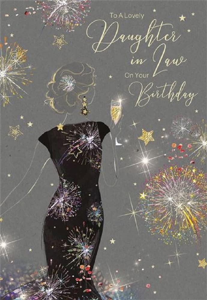 ICG Daughter In Law Birthday Card Vase Of Flowers : Amazon.co.uk ...