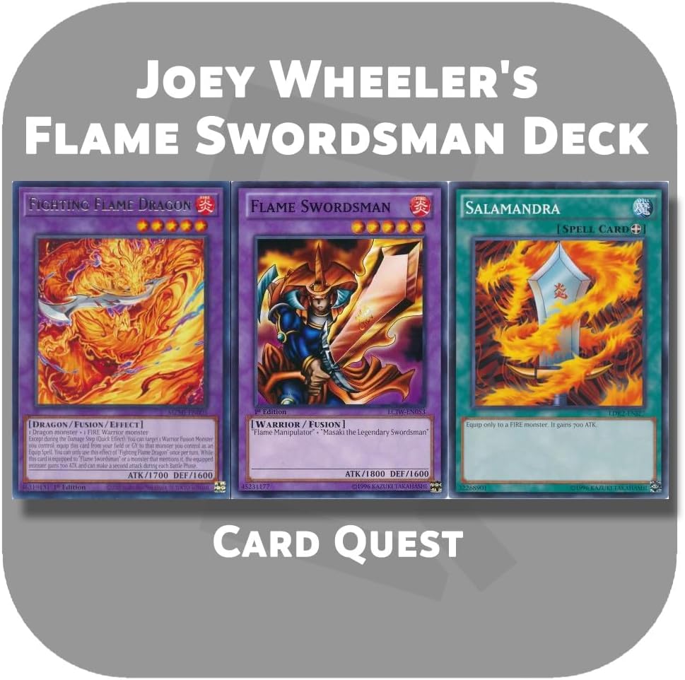 Amazon.com: Complete Custom Deck for Yu-Gi-Oh! - Joey Wheeler's Flame ...