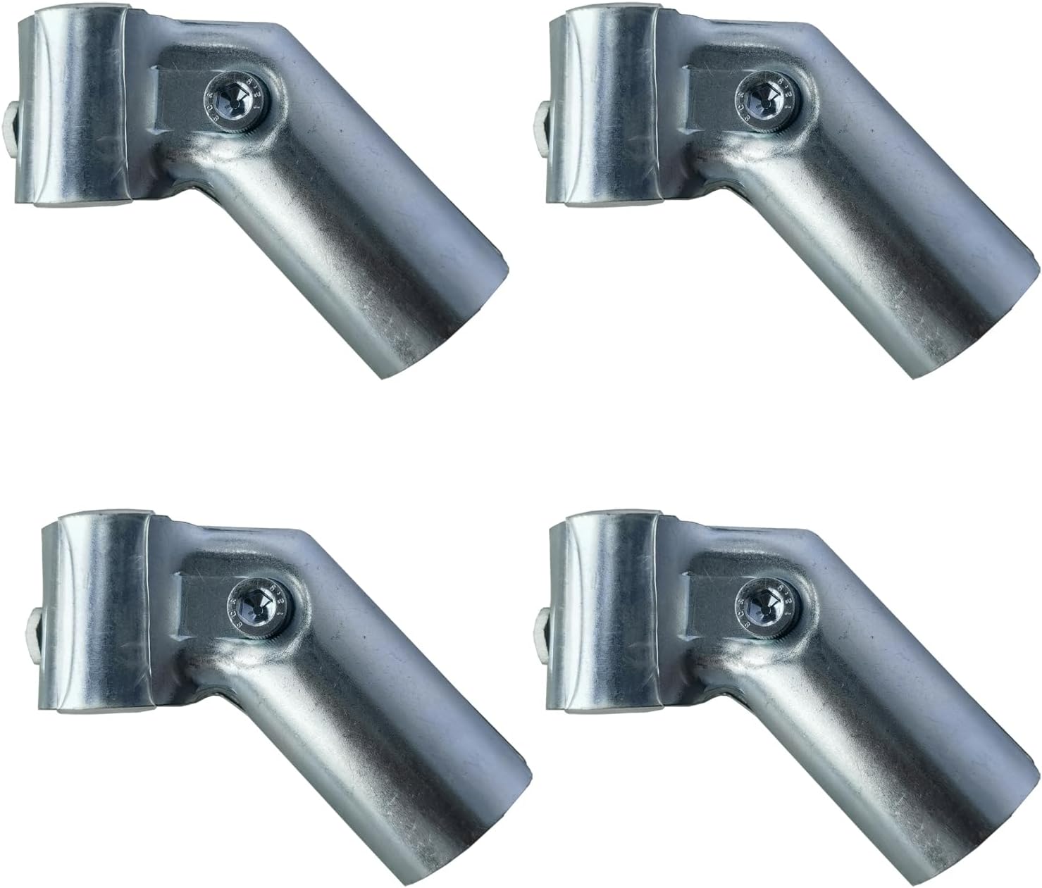 eoere 10 Sets Pivot Tee Pipe Fittings Connector T Adjustable Clamp, Fit ...