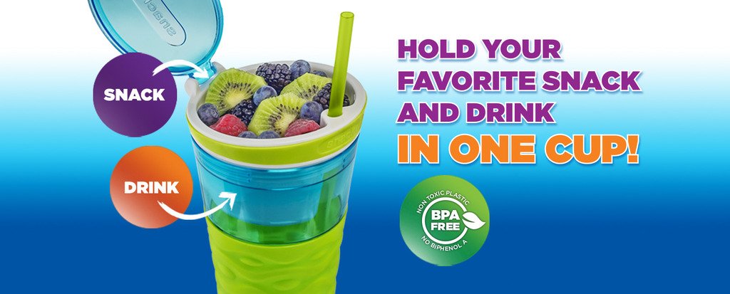 Buy Snackeez (2 in 1 snack and drink cup) Online at Low Prices in India ...