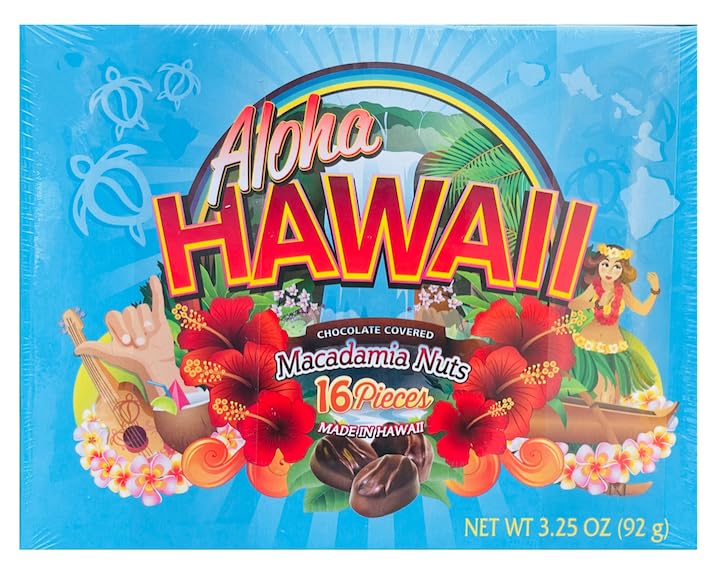 Amazon.com : Island Princess Hawaiian Chocolate-Covered MacNuts - Aloha ...