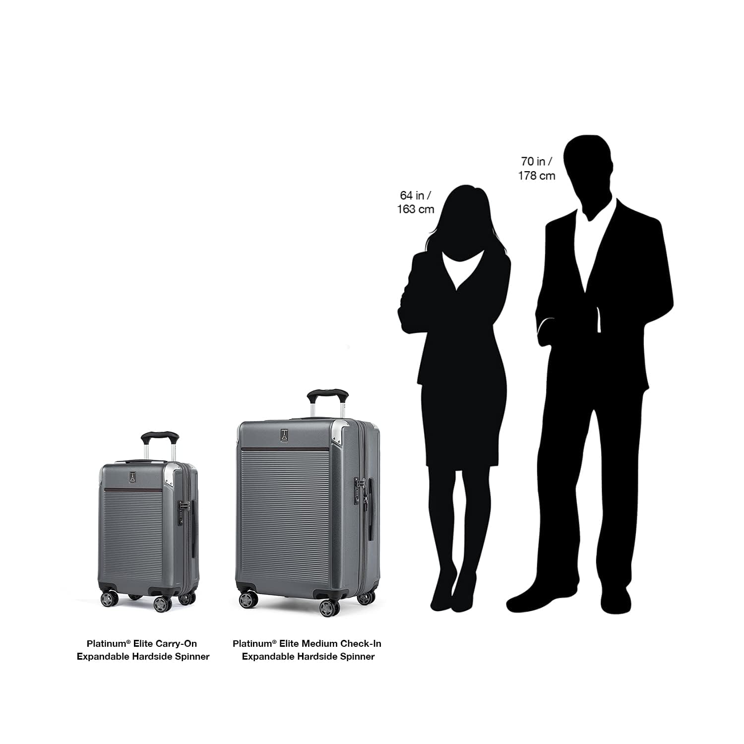 Snapklik.com : Travelpro Platinum Elite Hardside Expandable Spinner ...