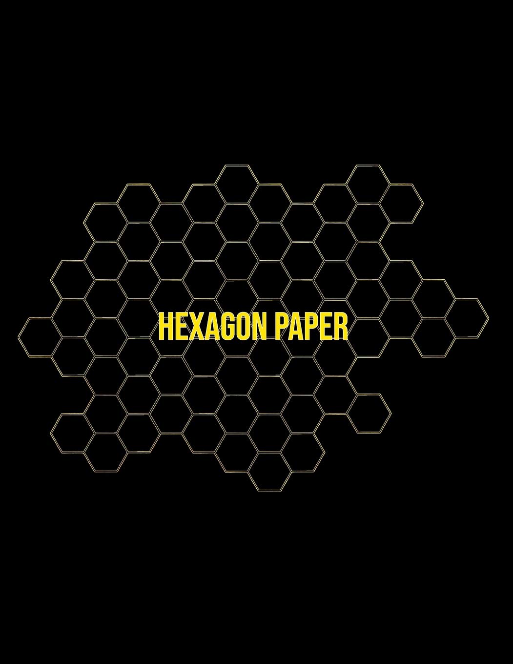 Buy Hexagon Paper: Honeycomb Hex Paper for Chemistry Drawing Gamer ...