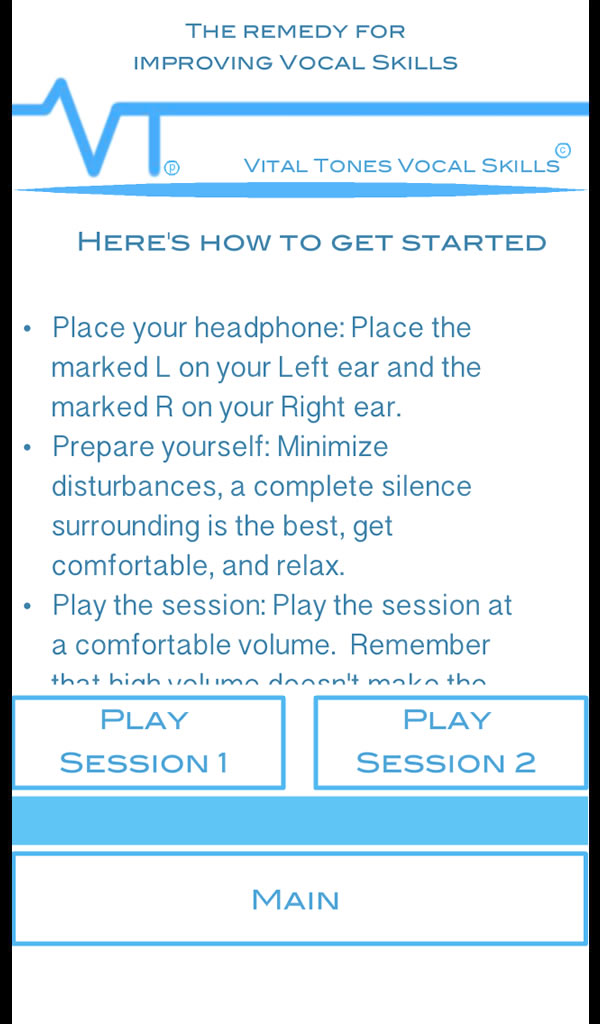 Vital Tones Compétences Vocales Pro - Application sur Amazon Appstore