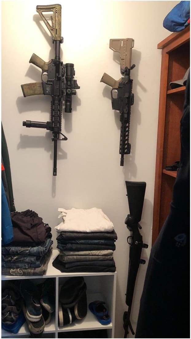 Cactiye – Percha para pistola y rifle para almacenar cualquier escopeta ...