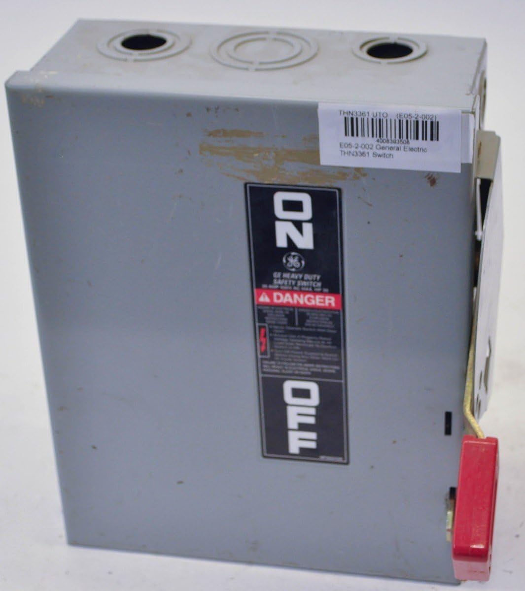 GE Spec-Setter TGN Non-Fusible General Duty Safety Switch, 3 Poles, 240 ...