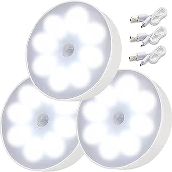 Iluminación nocturna LED Inducción automática, paquete de 3 luces con ...