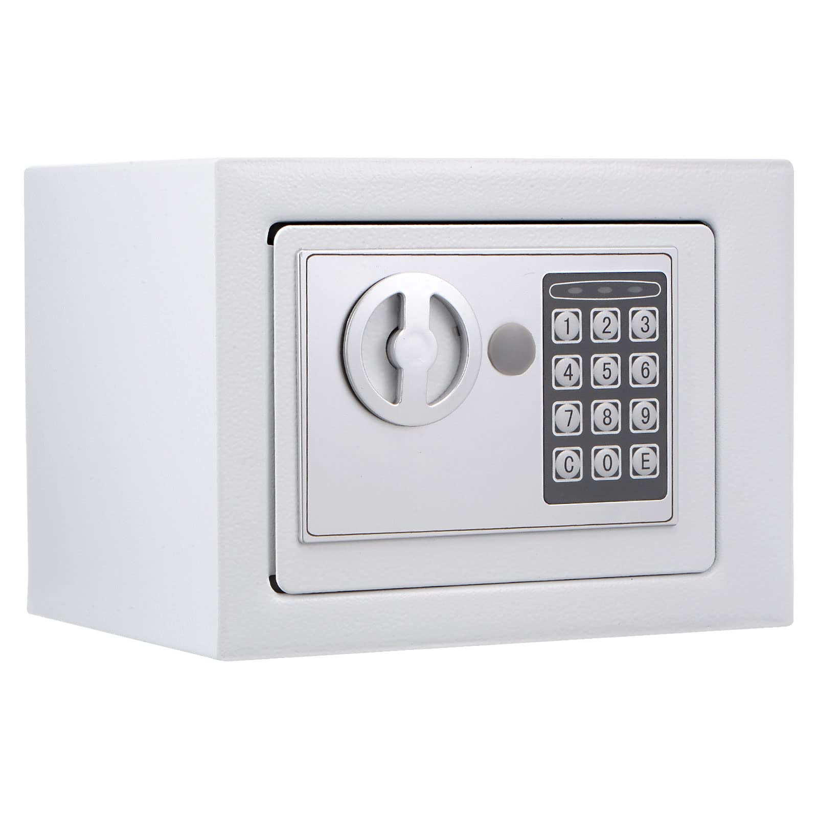 PATIKIL Small Safe Box with Lock and Key, 9"x6.7" Drop Slot Digital ...