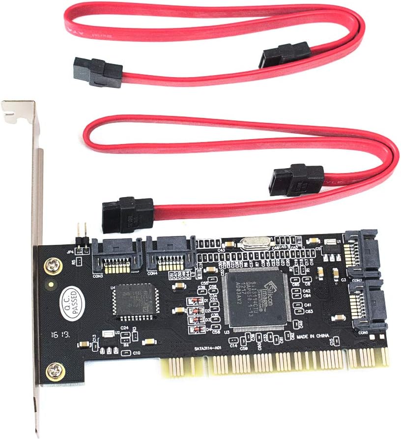 Amazon.com: USECL 4 Ports PCI SATA Raid Controller Internal Expansion ...