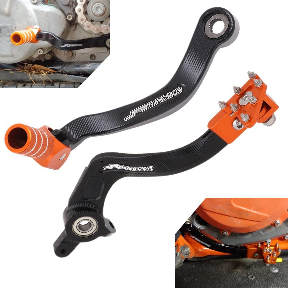 Amazon.com: Motorcycle Rear Brake Pedal Foot Lever + Shift Levers ...