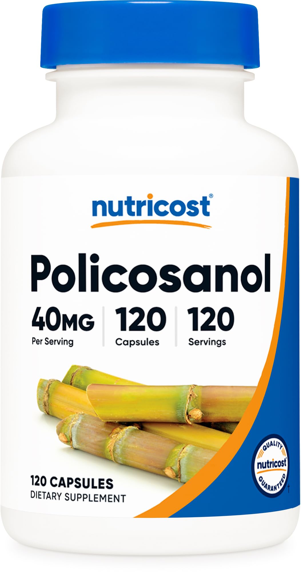 Amazon.com: Nutricost Policosanol 40mg, 120 Capsules - Gluten Free, Non ...