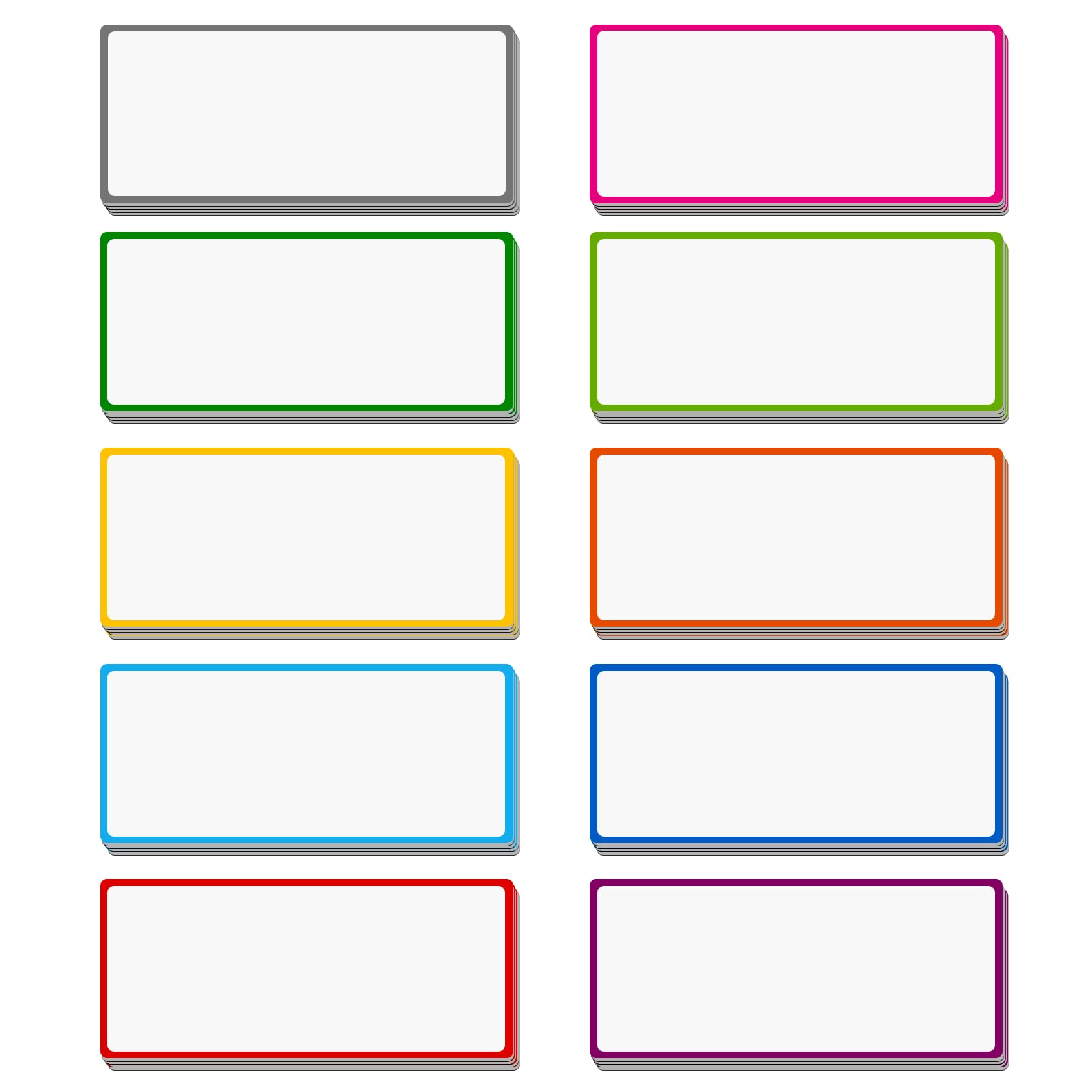 Snapklik.com : 40 Pcs Dry Erase Magnetic Labels, 32x12" Blank Writable ...