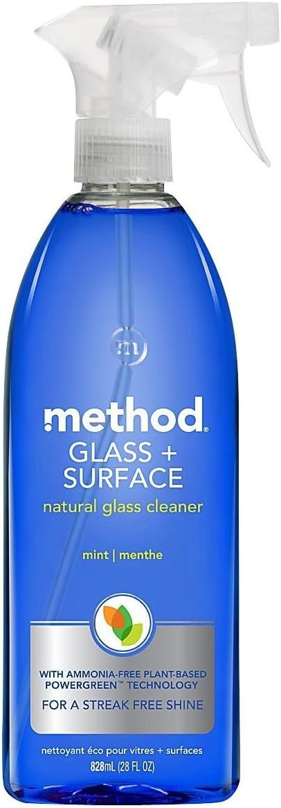 Amazon.com: Method Natural Glass + Surface Cleaner - Mint - 28 oz ...