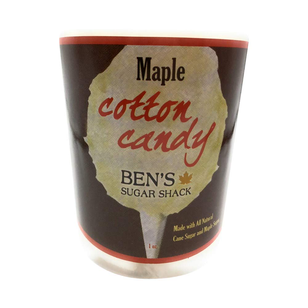 Amazon.com : Bens Sugar Shack Maple Cotton Candy, 1 Oz : Grocery ...