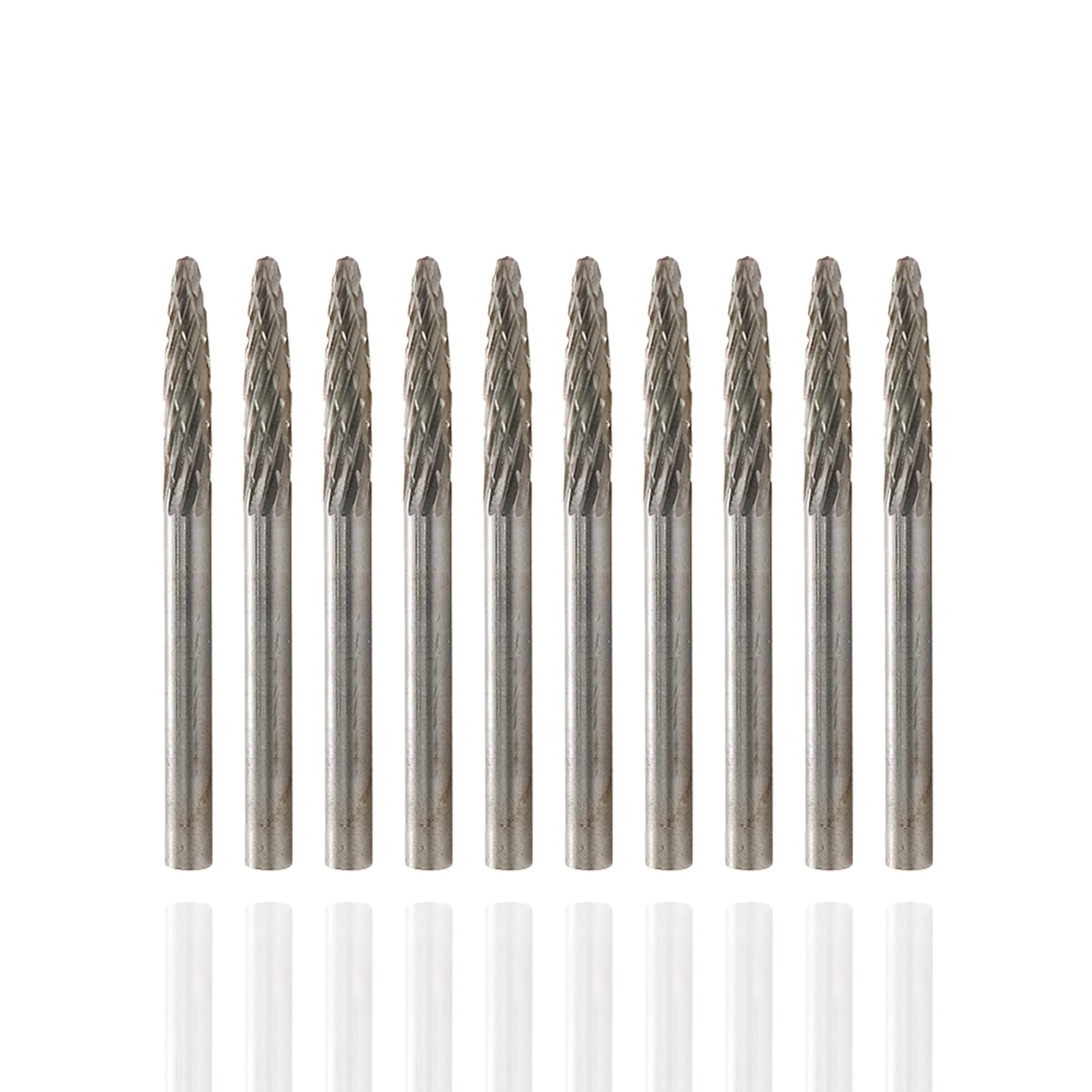 Snapklik.com : Rannb Double Cut Carbide Rotary Burr Bits Set 1/8 Shank ...