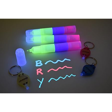 Amazon.com : Opticz UV Blacklight Reactive Large Tip Invisible Ink ...