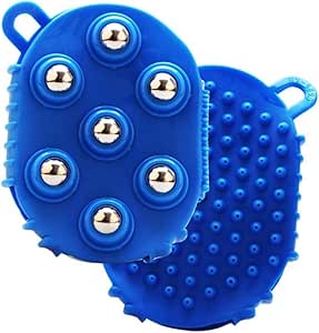 GLEAVI Massage Glove Exfoliator Back Massager Brush Handheld Roller ...