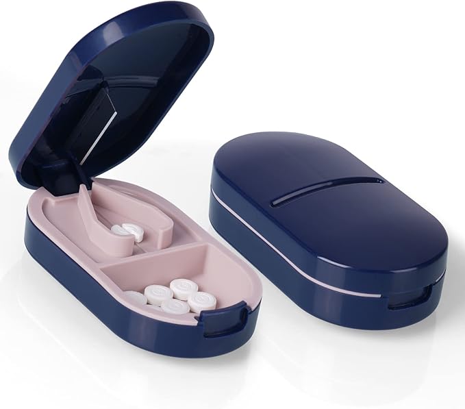 ACWOO Small Pill Tablet Cutter, Portable Pill Splitter for Small and ...