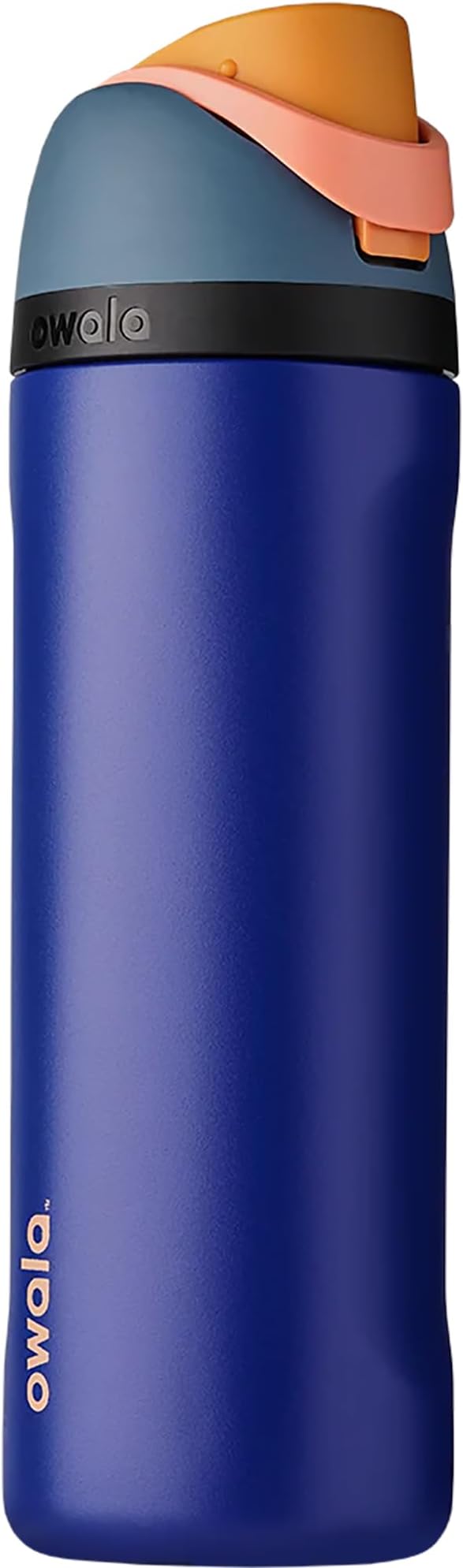 Owala FreeSip - Botella de agua de acero inoxidable aislada con popote ...