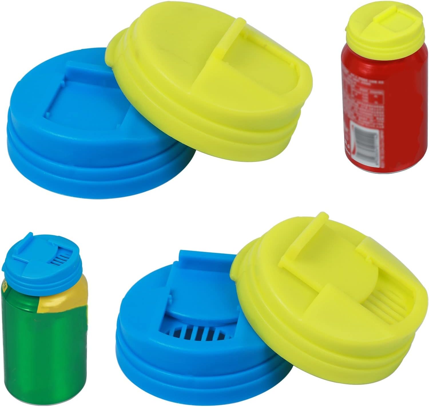 Eshylala Paquete de 4 fundas para latas de refrescos, cubierta para ...