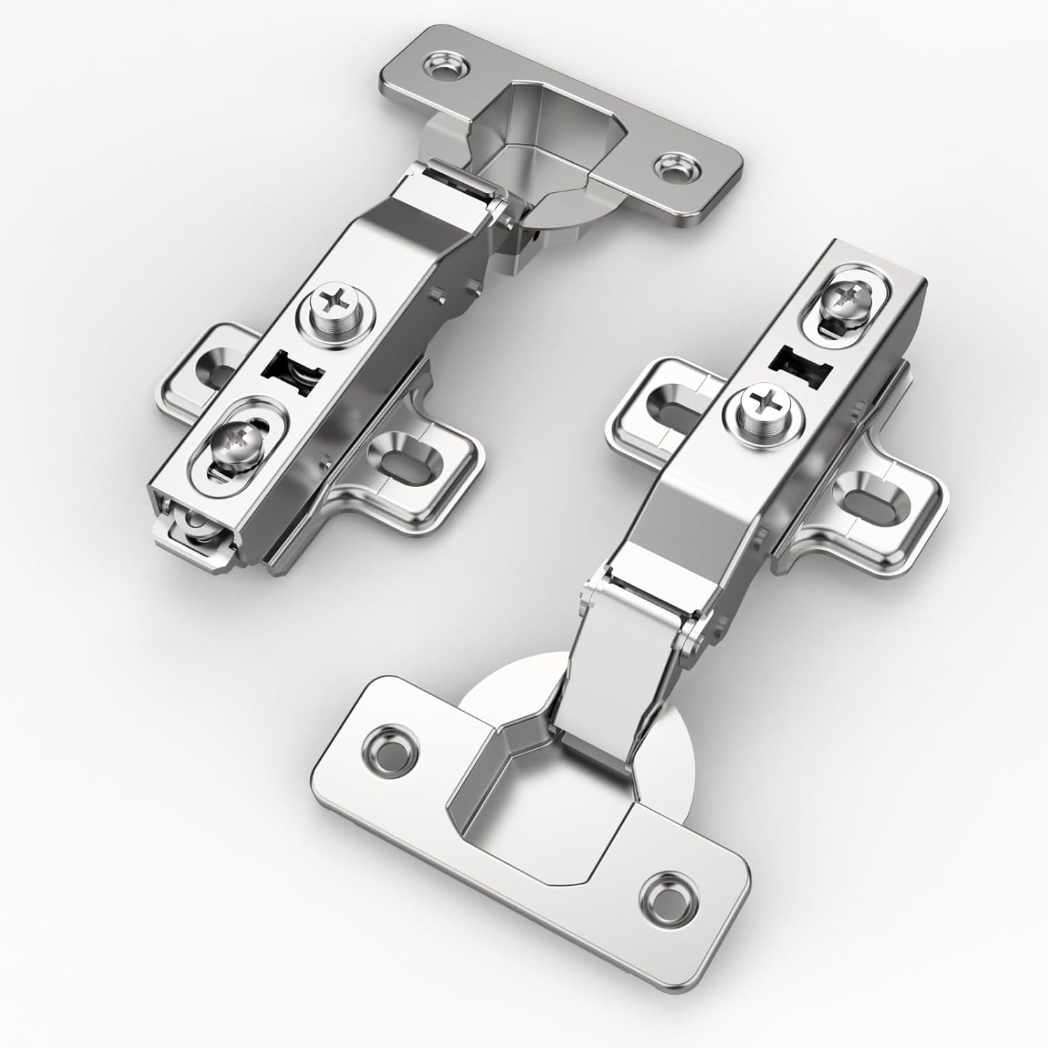 Amerdeco 10 Pack Full Overlay Soft Close Cabinet Hinges Silent ...