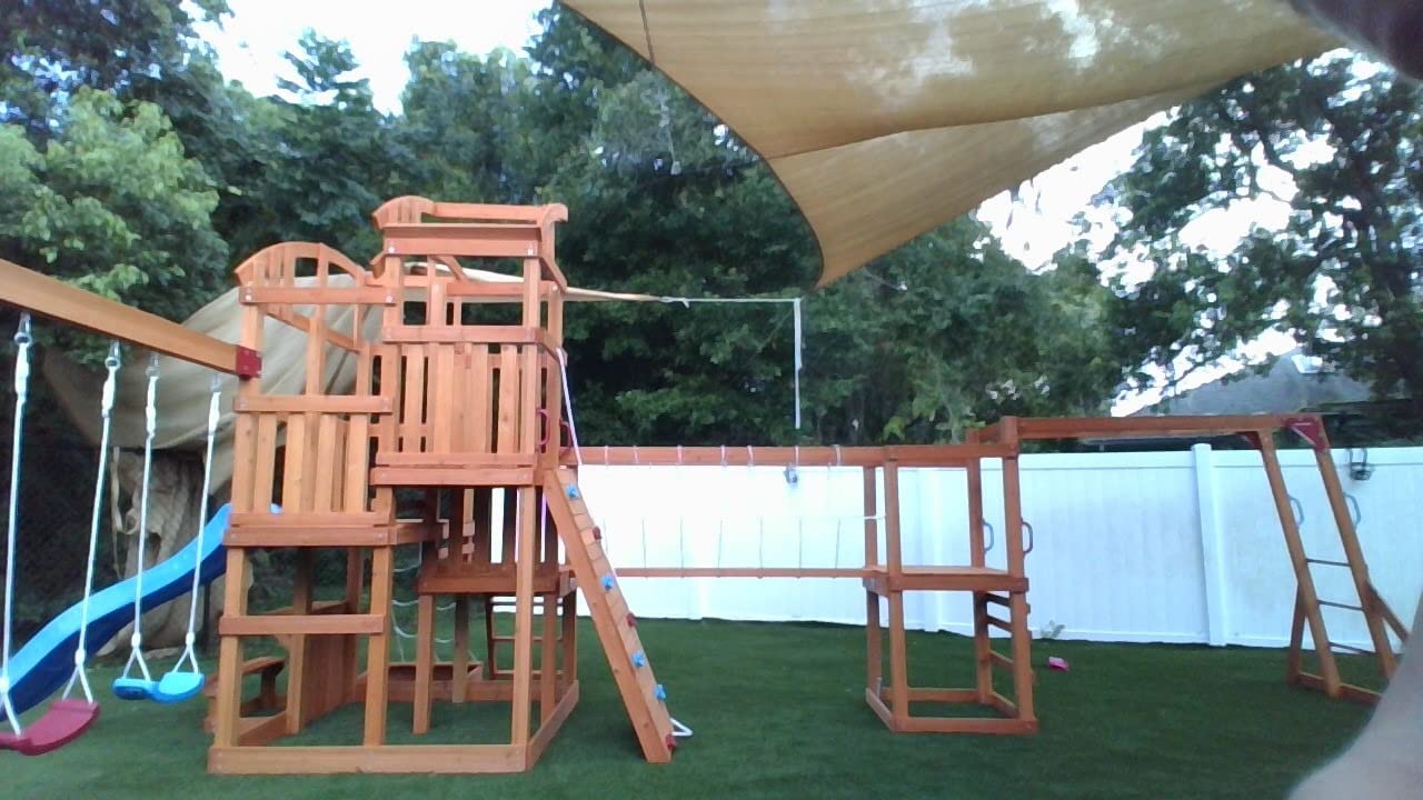 $87/mo - Finance Little Tikes Bobcat Ridge Wood Backyard Playset Climb ...
