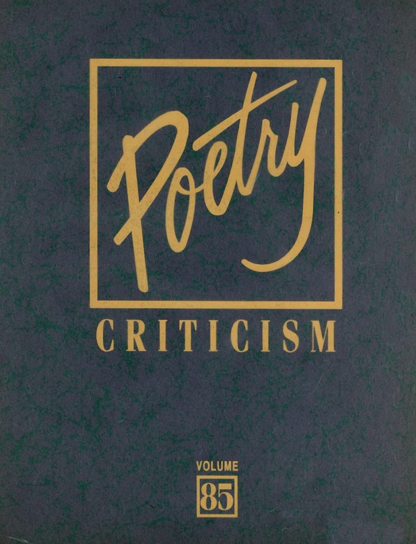 Amazon.com: Poetry Criticism (Poetry Criticism, 85): 9780787698829: Lee ...