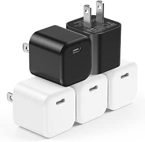 Amazon.com: USB C Wall Charger Block, Agtray 5-Pack Mini Type C Phone ...