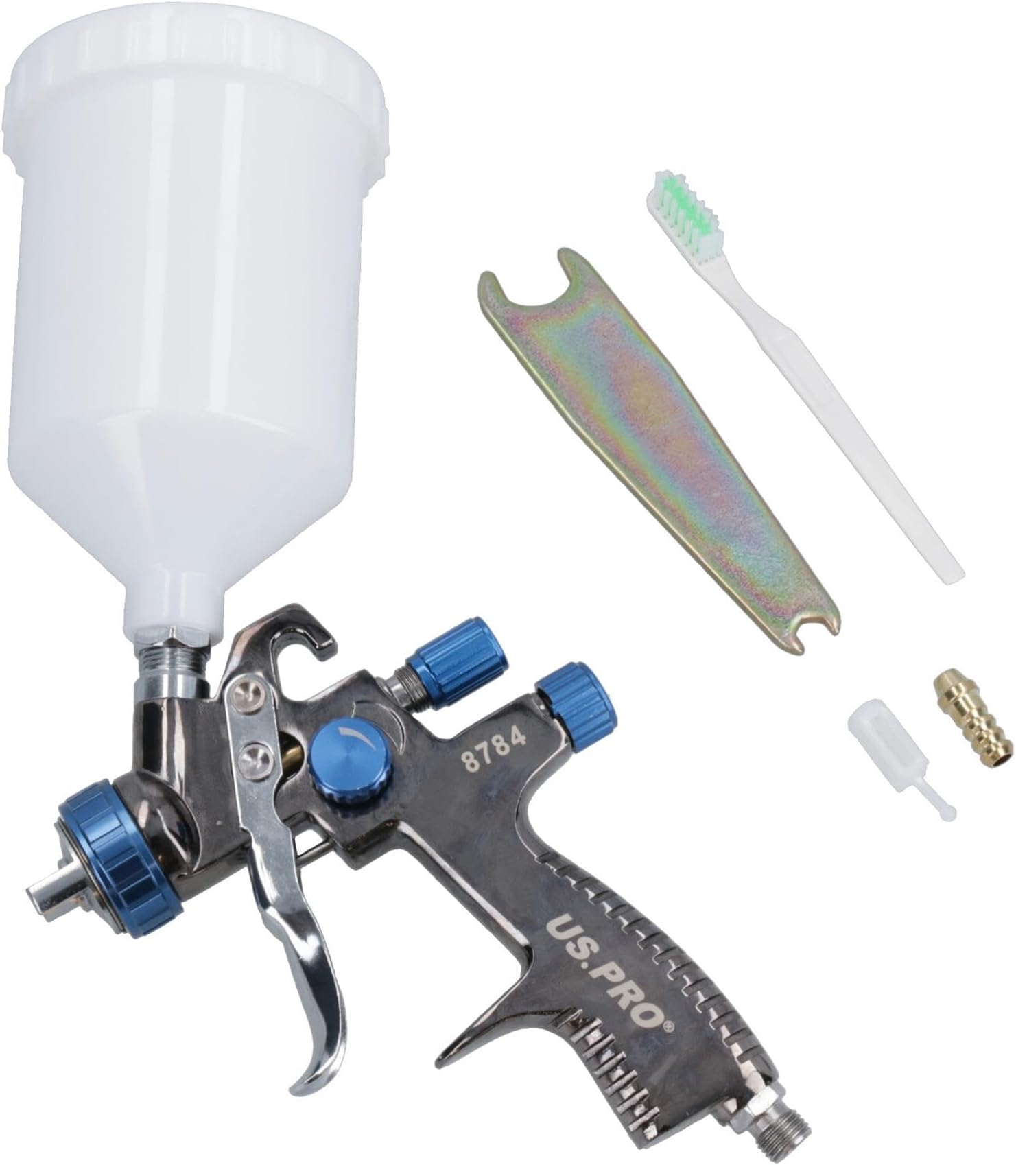 AEROPRO TOOLS R500 LVLP Air Spray Gun w/ 1.3/1.5/1.7mm Nozzles & Air ...