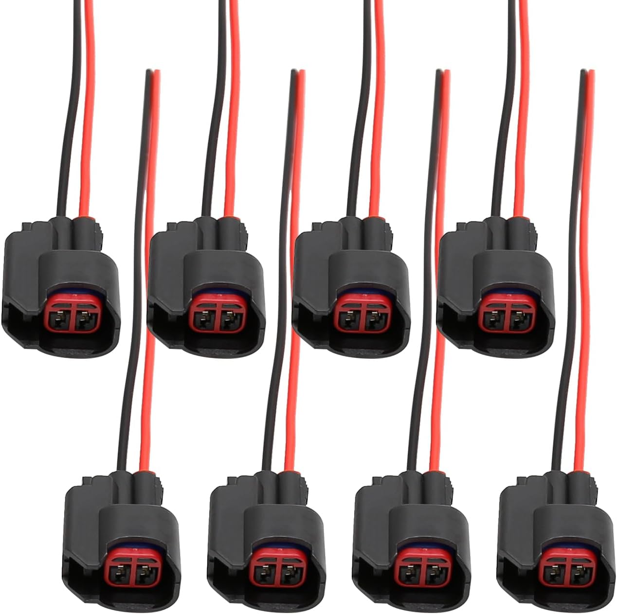 Amazon.com: 8Pcs Fuel Injector Connector, S824 Pigtail Connectors Wire ...