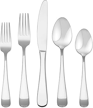 Amazon.com | Hampton Signature - Melody - 20 Piece Flatware Set ...