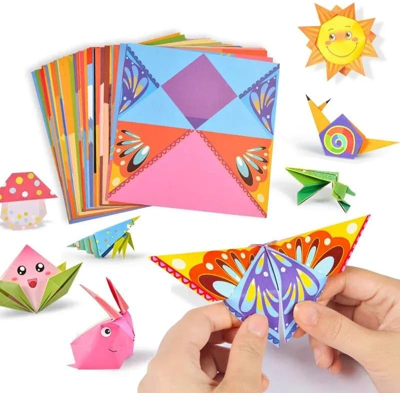 Origami Kit for Kids, 208 Sheets Origami Paper with 54 Patterns ...