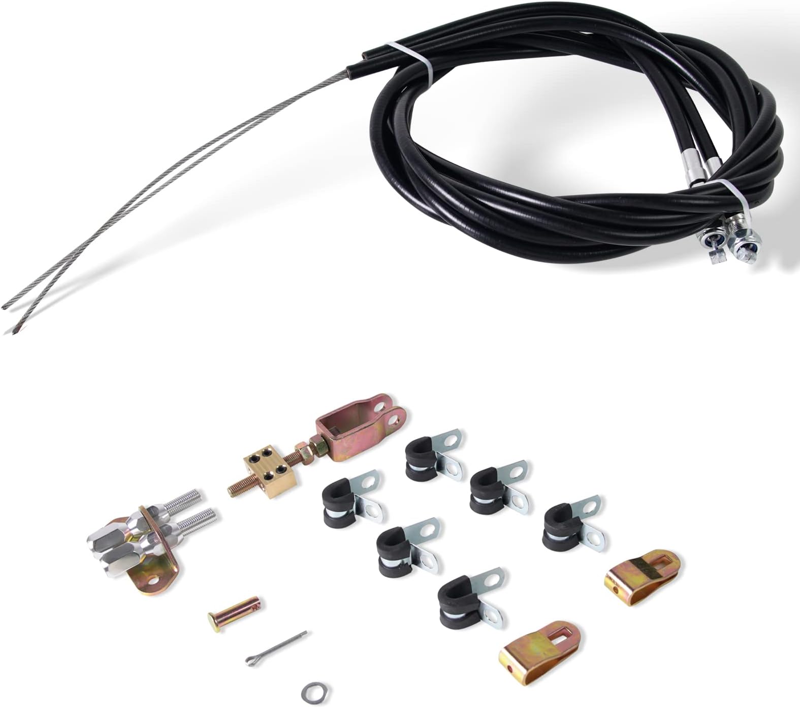 Amazon.com: Aumtoni 330-9371 Emergency Parking Brake Cable Kit ...
