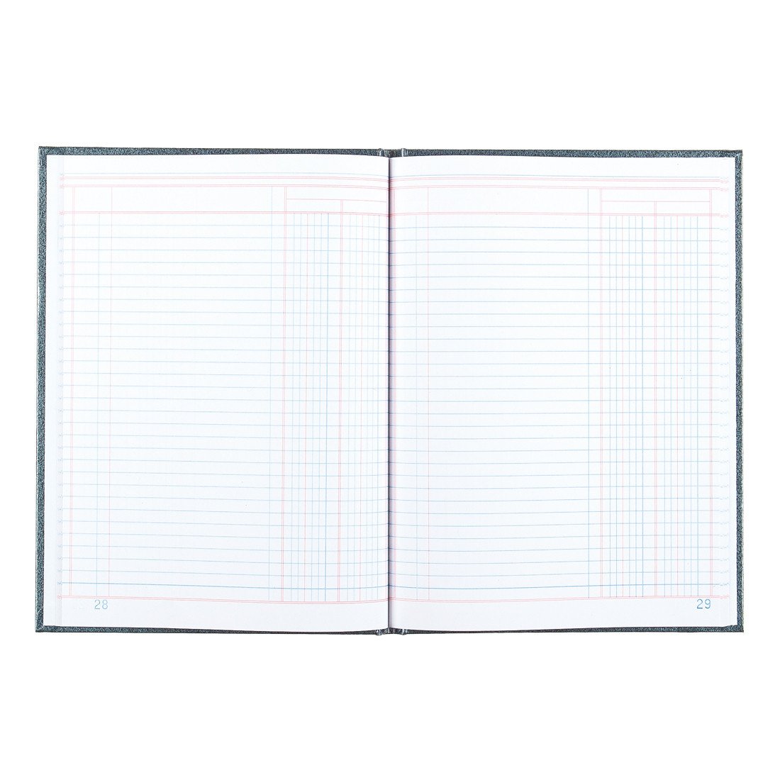 National Brand Granite Series Columnar Book, 2 Columns, Patina Blue, 9. ...