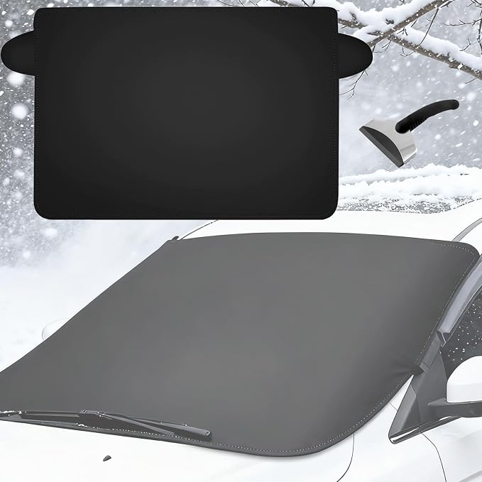 Amazon.com: 2025 Upgraded Car Windshield Magnetic Snow Cover, 4-Layer ...