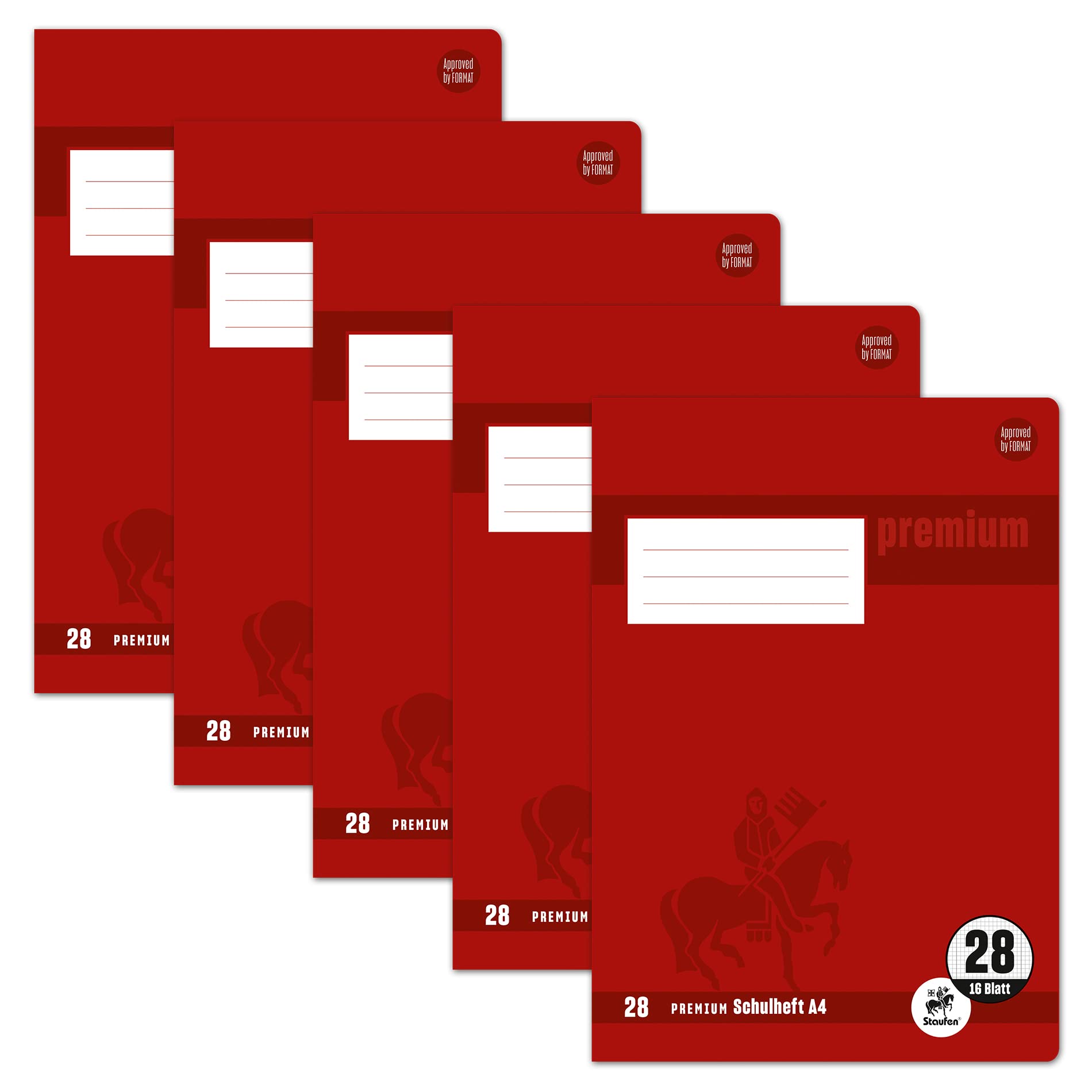Brunnen 104590502 - A5 Size School Exercise Book, 16 Sheets