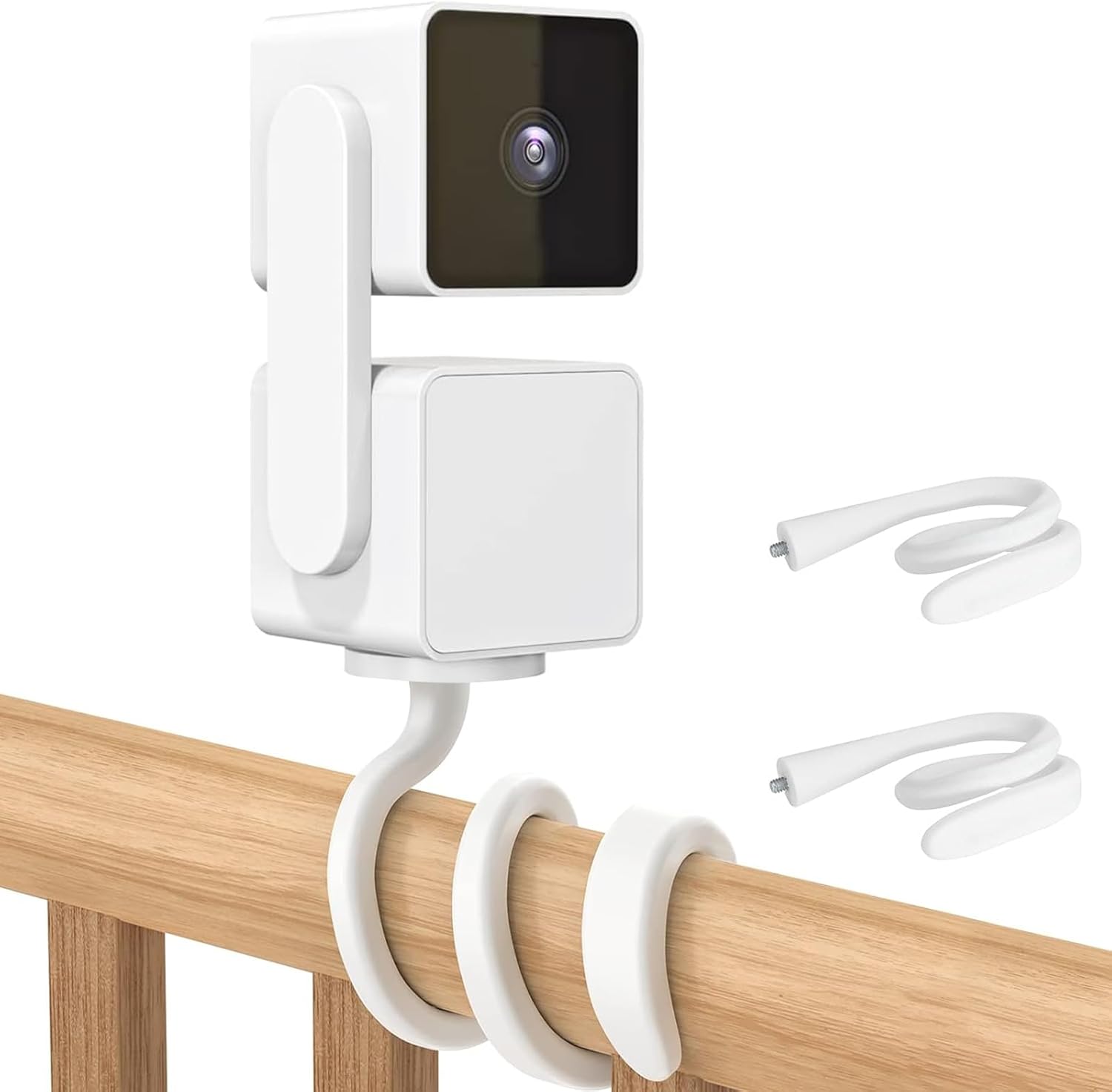 Amazon.com : Pefecon Flexible Twist Mount for Wyze Cam Pan V3, 2 Pack ...