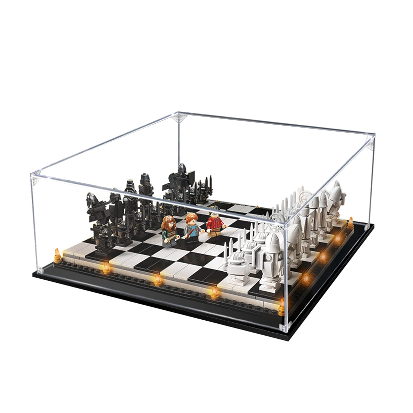 Buy CUBODA Acrylic Display Case for Lego 76392 Hogwarts Wizard's Chess ...